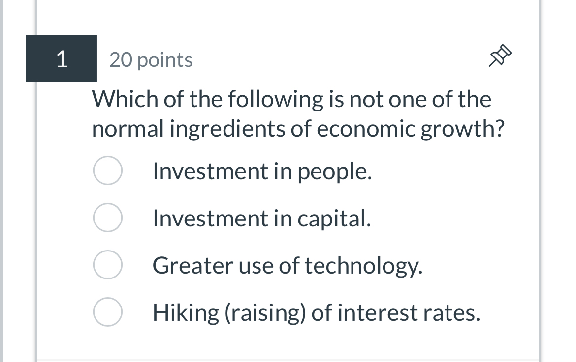 Solved 120 ﻿pointsWhich of the following is not one of the | Chegg.com