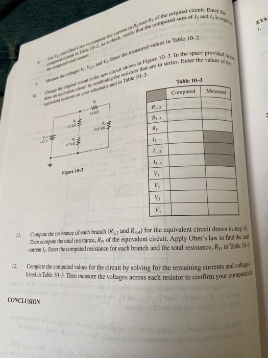 Solved Series-Parallel Combination Circuits WELDING So | Chegg.com