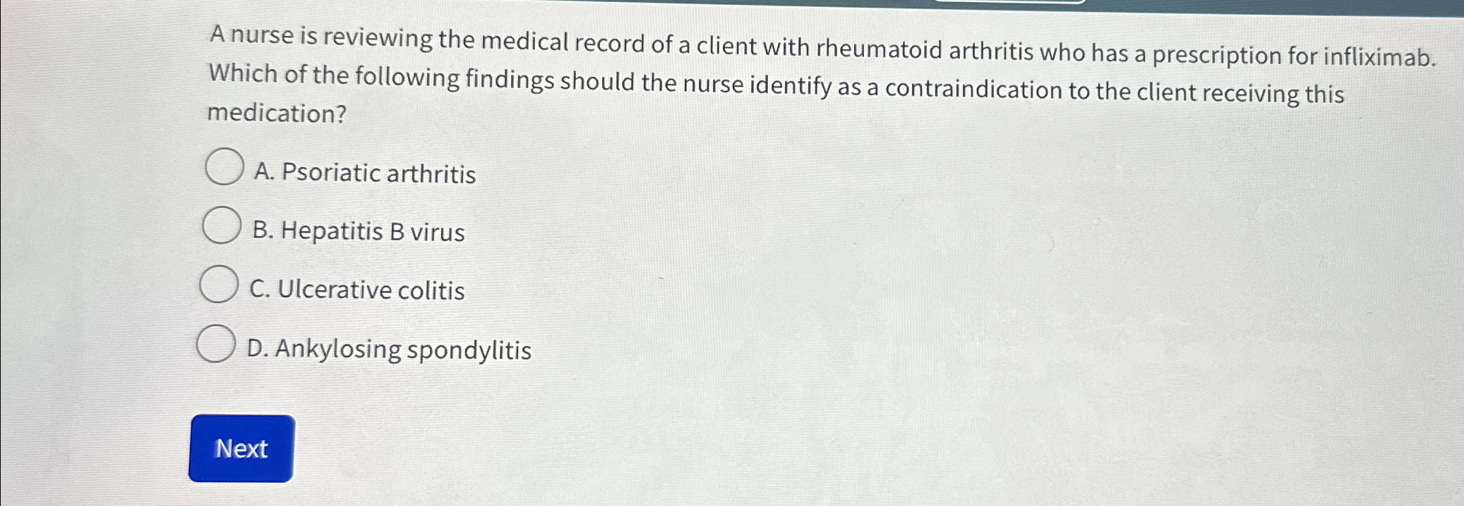 Solved A nurse is reviewing the medical record of a client | Chegg.com