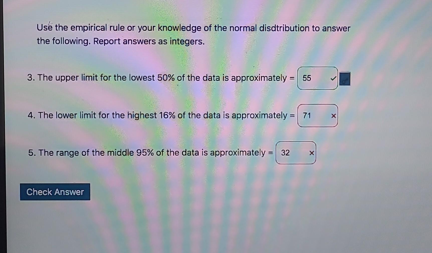 Solved Consider the following bell-shaped distribution where | Chegg.com