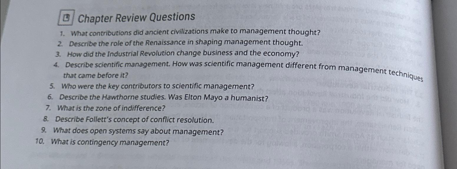 Solved 2 ﻿chapter Review Questionswhat Contributions Did
