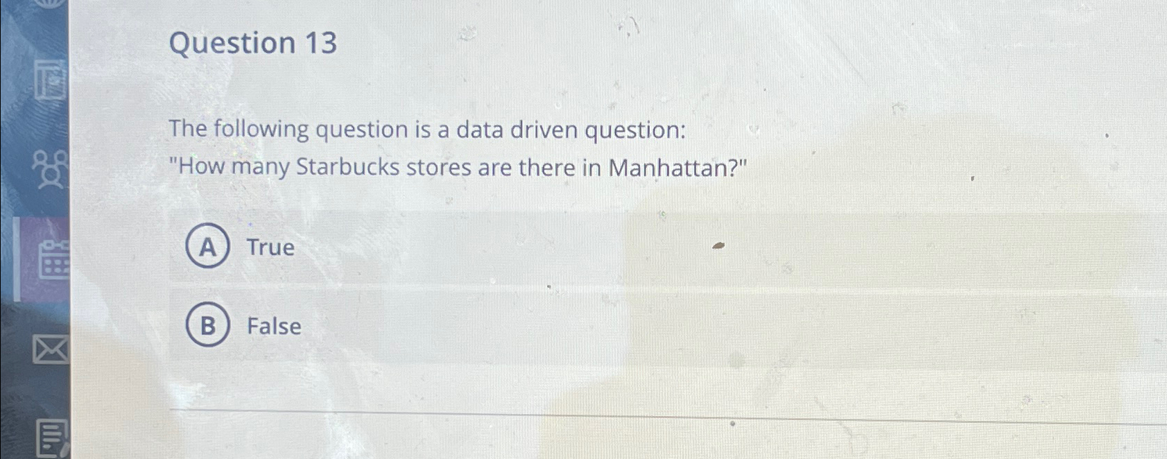 Solved Question 13The following question is a data driven | Chegg.com Solved Question 13The following question is a data driven | Chegg.com