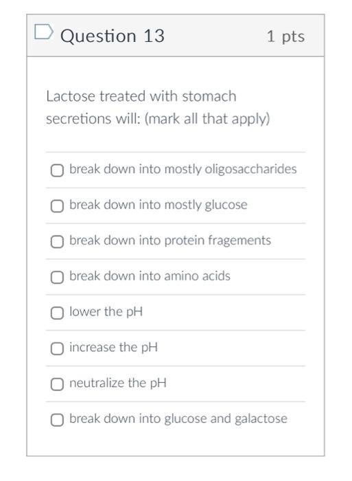 Solved Question 3 1pts What is the effect of ingestion of | Chegg.com