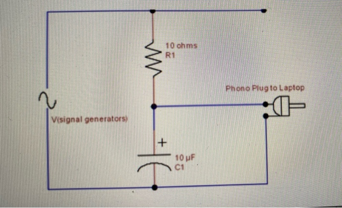 Solved The schematic below is an example of a passive RC | Chegg.com