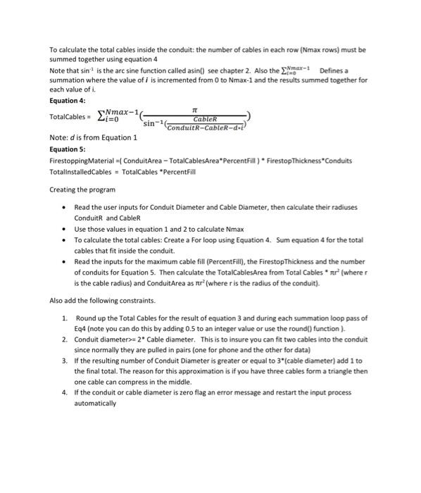 Solved Troubleshooting: Hand calculate equation 1,2&3 to | Chegg.com
