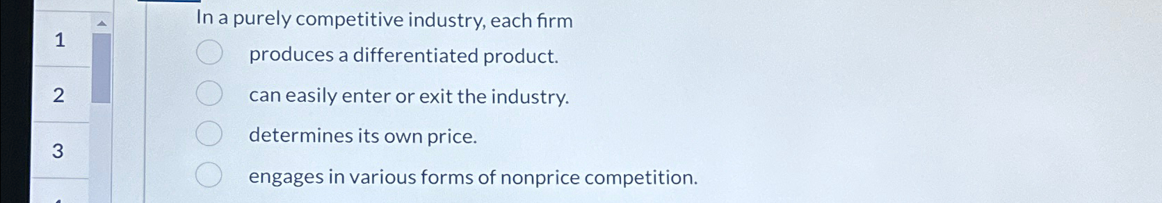 Solved In a purely competitive industry, each firm1produces | Chegg.com