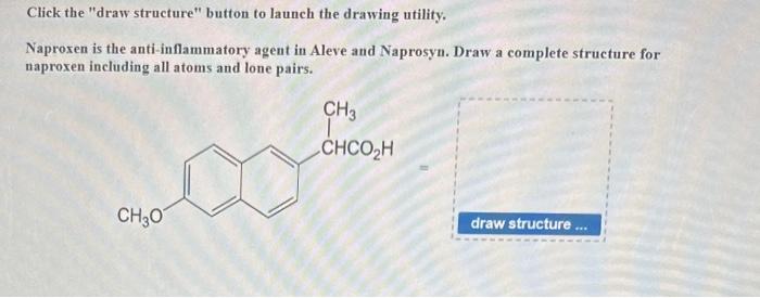Solved Click the "draw structure" button to launch the | Chegg.com