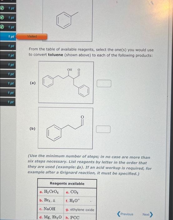 Solved Order the following three molecules in terms of their | Chegg.com