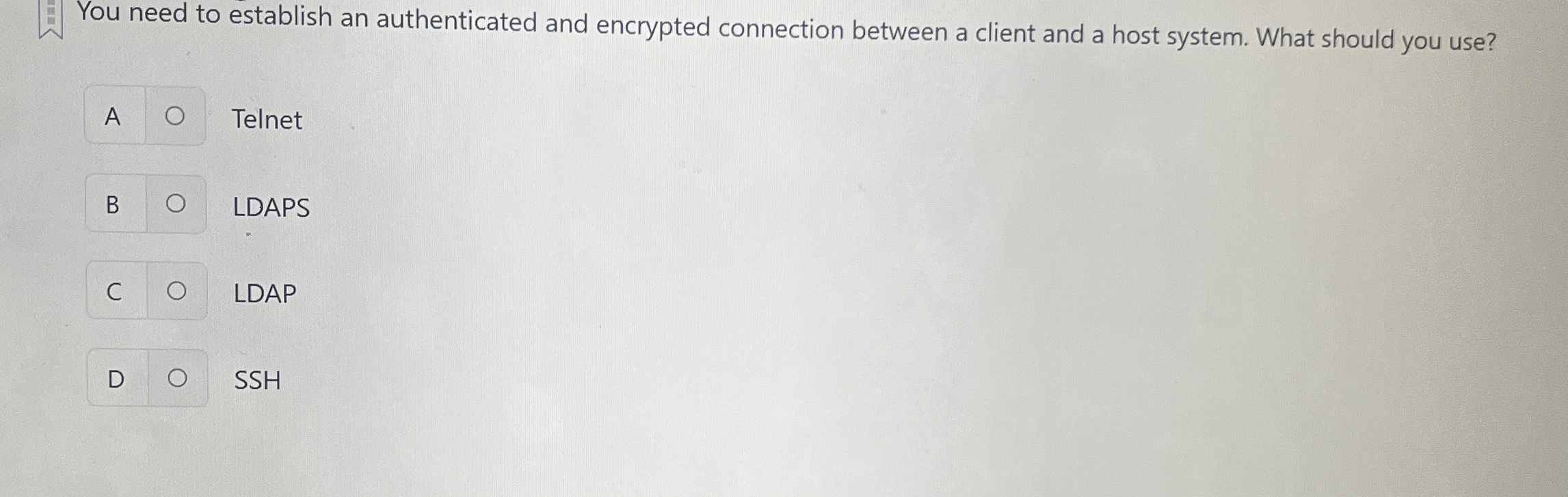 Solved You need to establish an authenticated and encrypted | Chegg.com