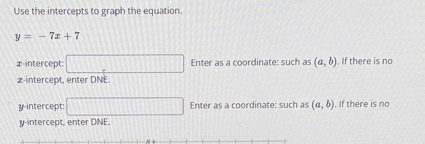 Solved Use the intercepts to graph the | Chegg.com