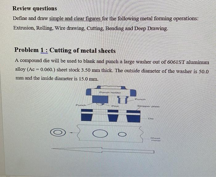 Solved Review questions Define and draw simple and clear | Chegg.com