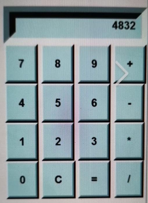Solved Write A Code In Java To Design Like This Calculater 9269