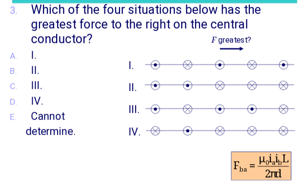Solved 3. Which of the four situations below has the | Chegg.com