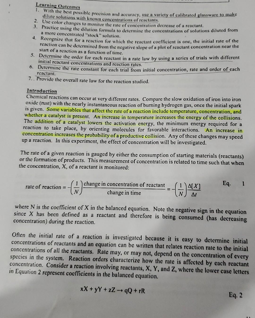 Solved Learning Outcomes 1. With the best possible precision | Chegg.com