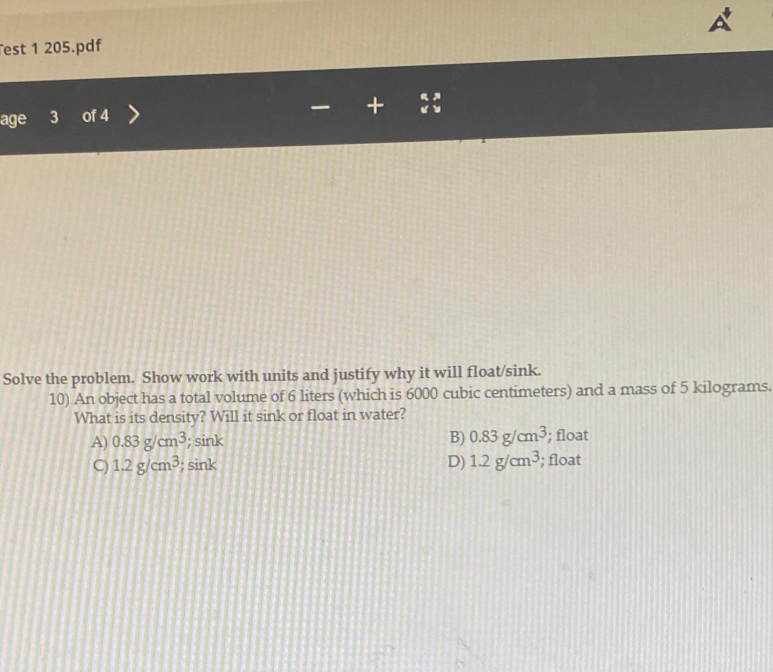 Solved est 1 205.pdf3 ﻿of 4Solve the problem. Show work with | Chegg.com