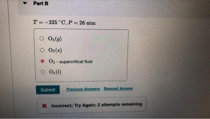 Solved Using the oxygen phase diagram, tell what phases are | Chegg.com