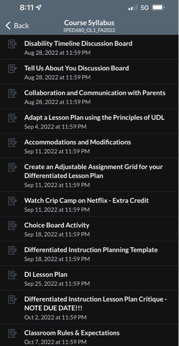 Solved Using your course readings, list and describe at | Chegg.com
