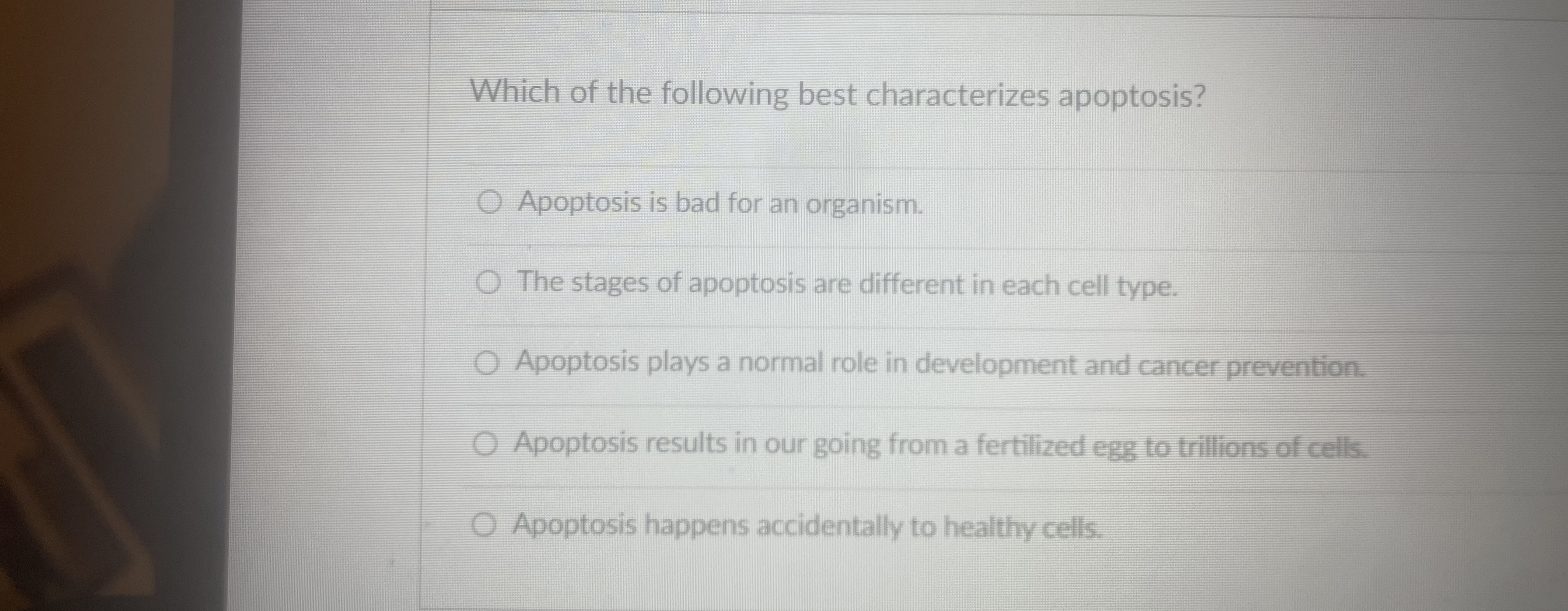 Solved Which of the following best characterizes | Chegg.com