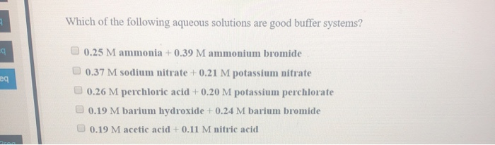 Solved A 1 liter solution contains 0.483 M hypochlorous acid | Chegg.com