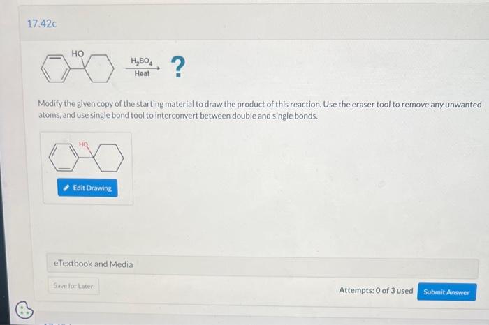 Solved Modify the given copy of the starting material to | Chegg.com