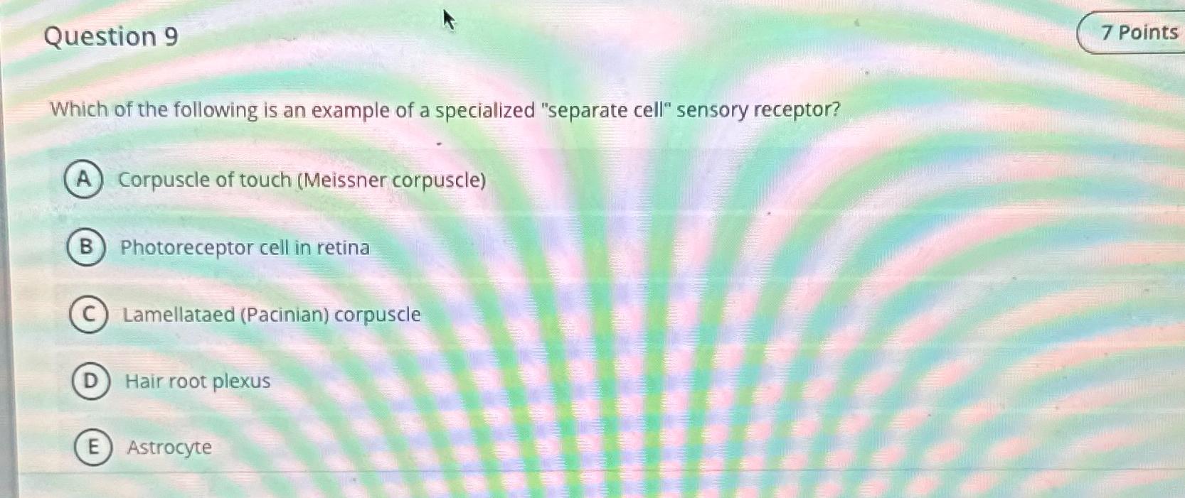 Solved Question 9Which of the following is an example of a | Chegg.com