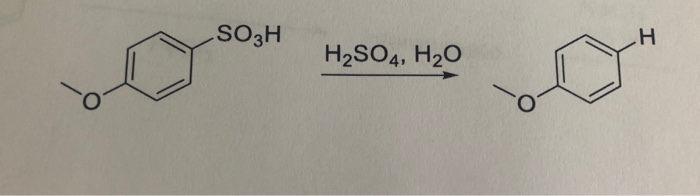 Solved SO3H H2SO4, H2O | Chegg.com