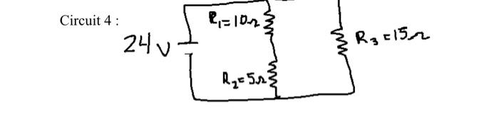 Solved Circuit 4 : | Chegg.com