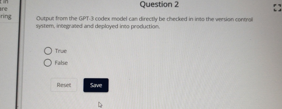 Solved Question 2Output from the GPT-3 codex model can | Chegg.com Solved Question 2Output from the GPT-3 codex model can | Chegg.com