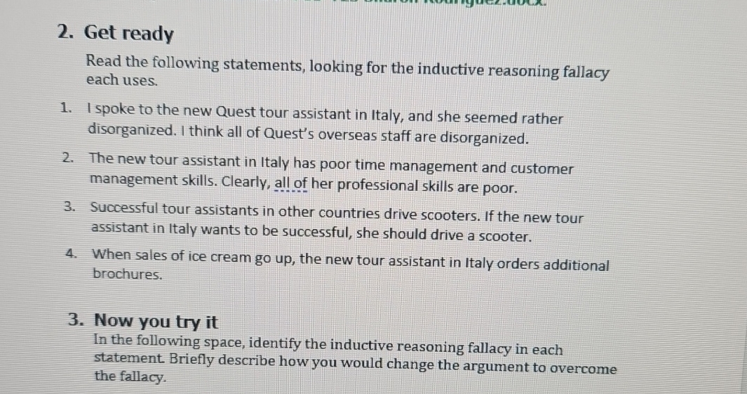 Solved Get readyRead the following statements, looking for | Chegg.com