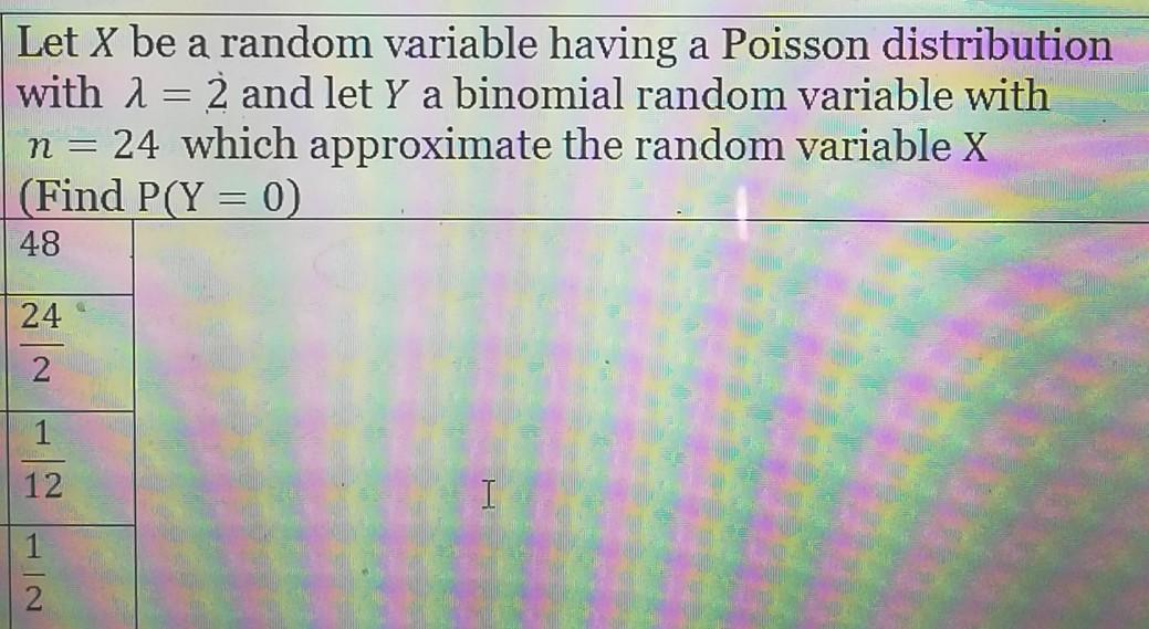Solved Let X be a random variable having a Poisson | Chegg.com
