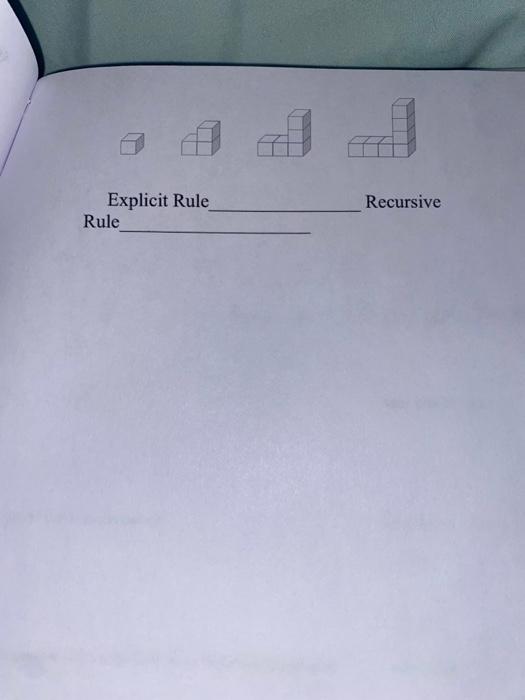 Solved Three explicit rules are provided along with three | Chegg.com