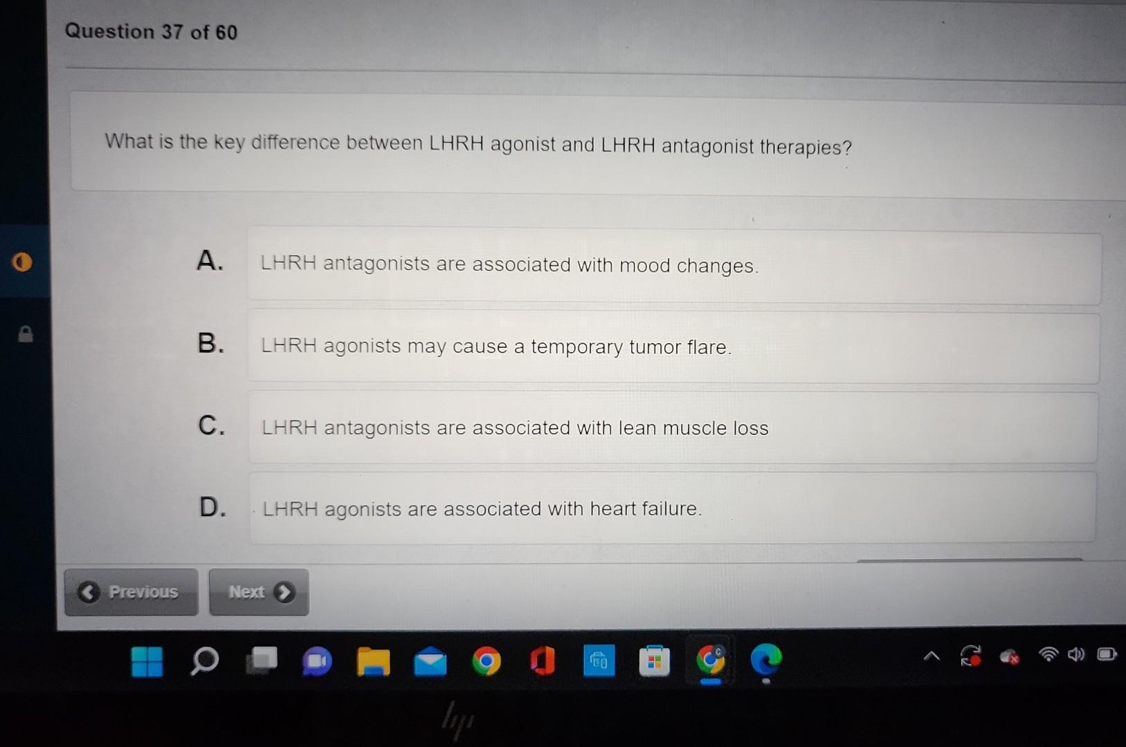 Solved What is the key difference between LHRH agonist and | Chegg.com