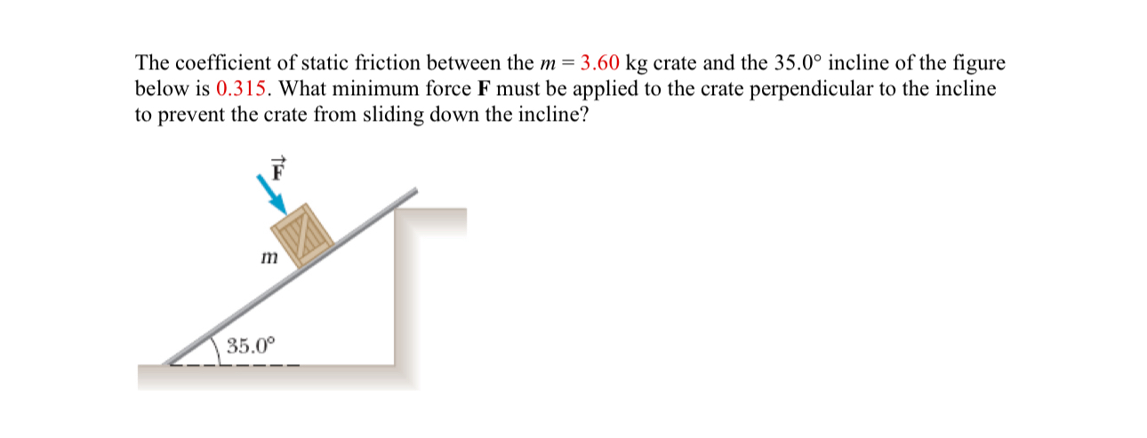 Solved The coefficient of static friction between the | Chegg.com