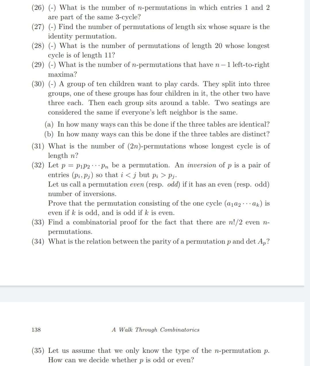 Solved (26) (-) What is the number of n-permutations in | Chegg.com