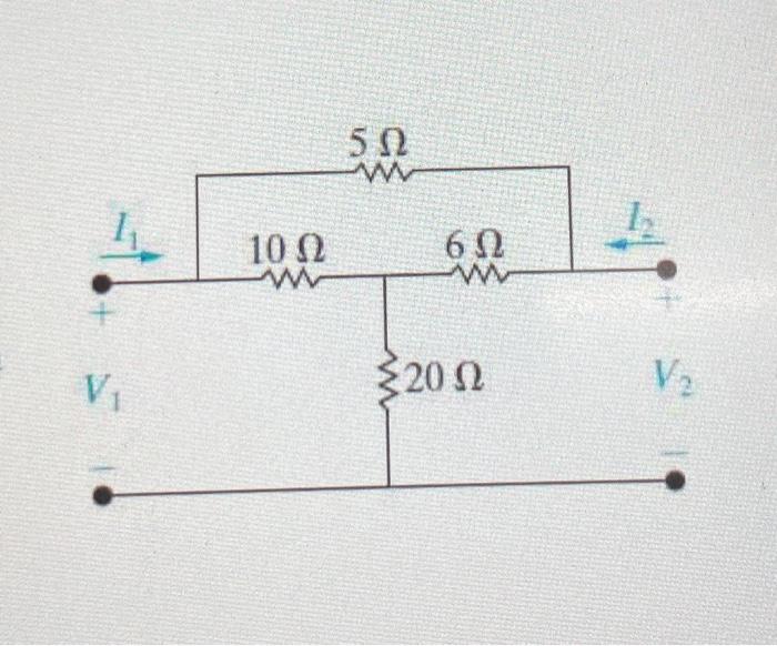 Solved 18.4 Find the z parameters for the circuit shown in | Chegg.com