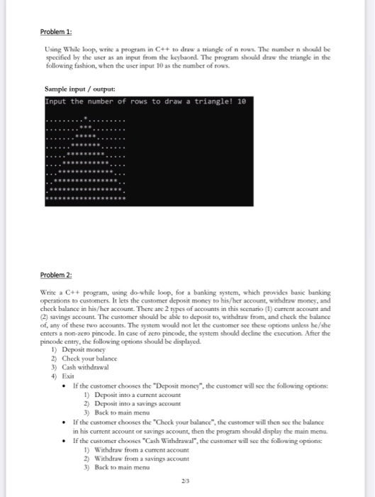 Solved Problem 1 Using While Loop Write A Program In C 8577