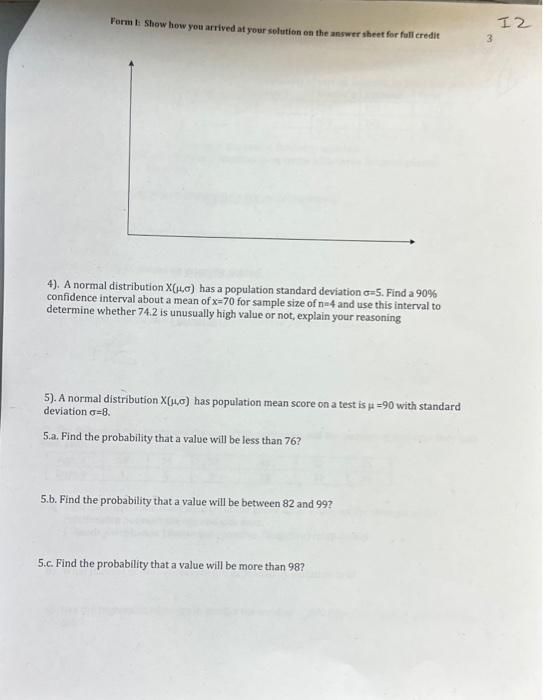 Solved Forn I: Show how you arrived at your solution on the | Chegg.com
