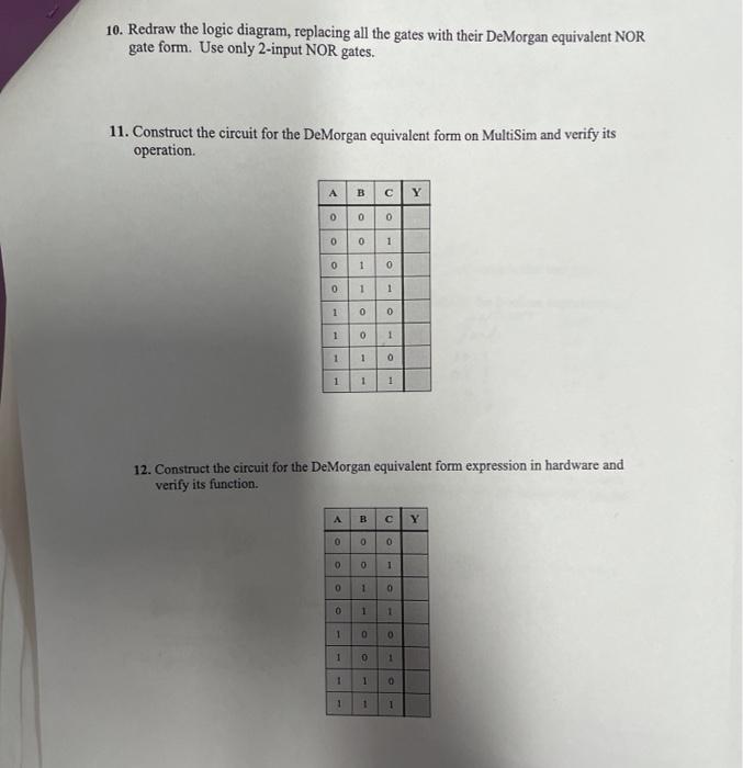 Solved Lab #4: Logic Minimization Objectives: Upon | Chegg.com