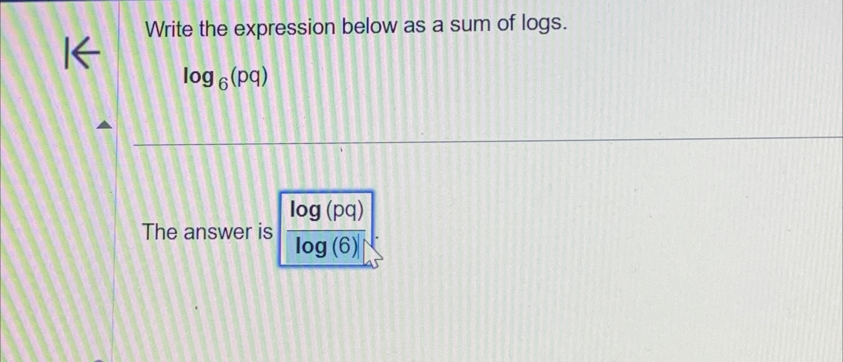 Solved Write the expression below as a sum of | Chegg.com
