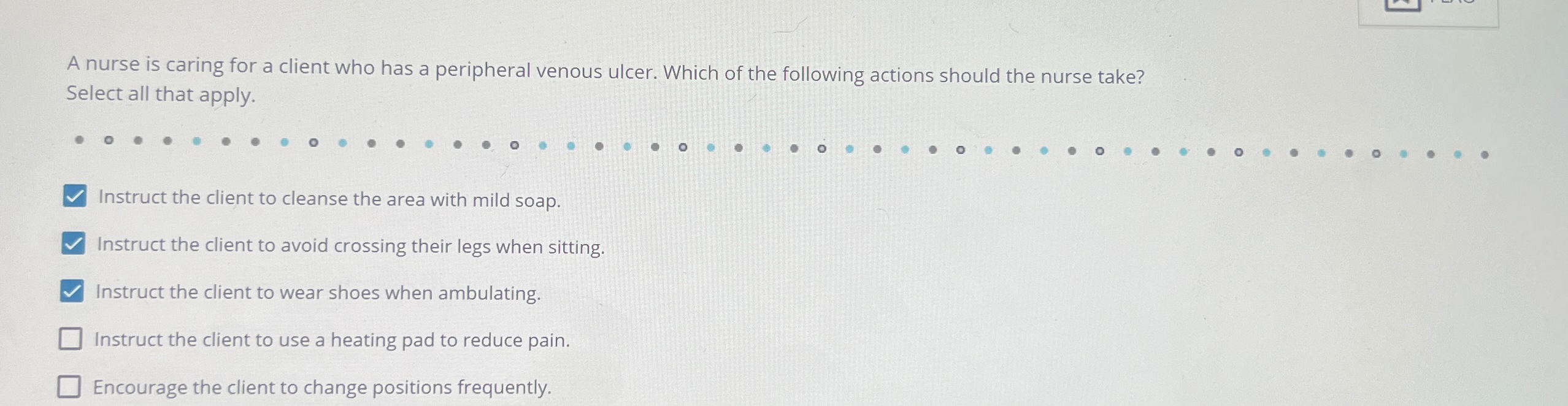 Solved A nurse is caring for a client who has a peripheral | Chegg.com
