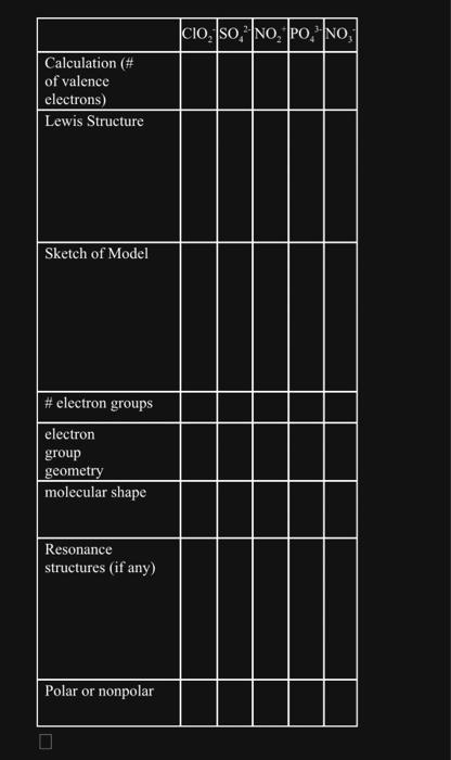 Solved Calculations (# of valence electrons) Lewis Structure | Chegg.com