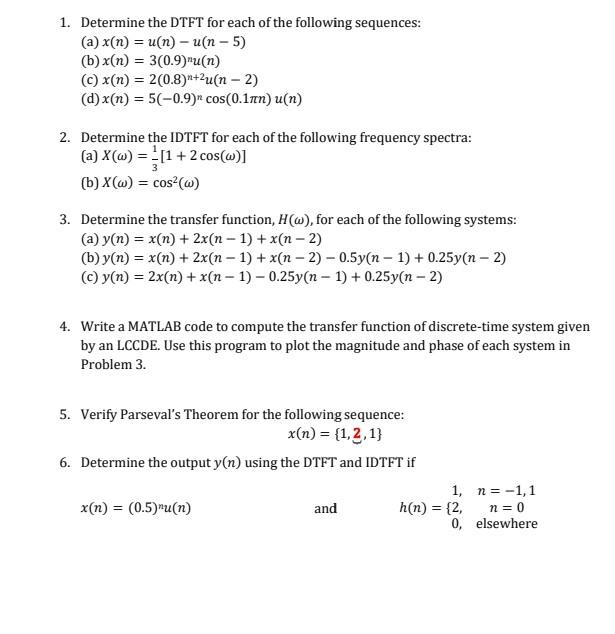 Solved 1. Find two different continuous-time signals that | Chegg.com