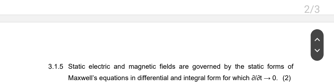 Solved 3.1.5 ﻿Static electric and magnetic fields are | Chegg.com
