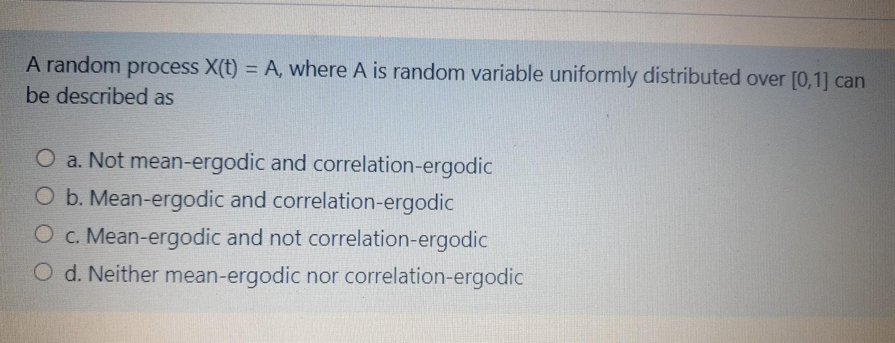 Solved Random variable X has a variance of 20 and Y has a | Chegg.com
