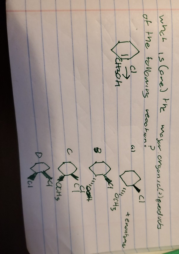 Solved 4points what is(are) the major organic product(s) of | Chegg.com