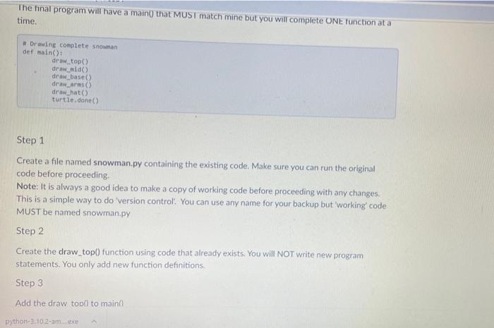 Solved Instructions/Design aments We are going to refactor a | Chegg.com
