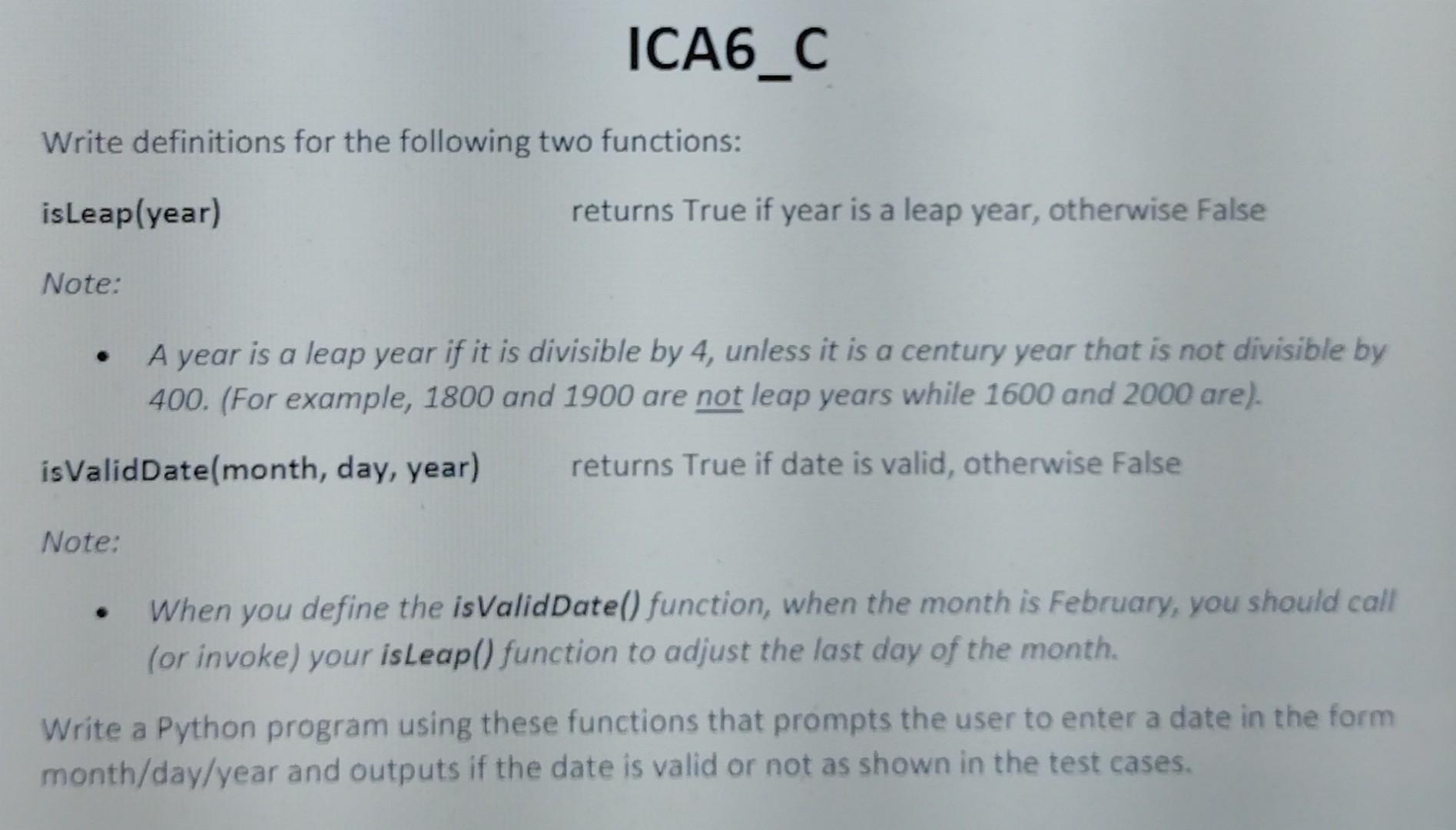 Solved Write definitions for the following two functions: | Chegg.com