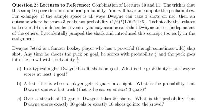 Solved Question 2: Lectures to Reference: Combination of | Chegg.com