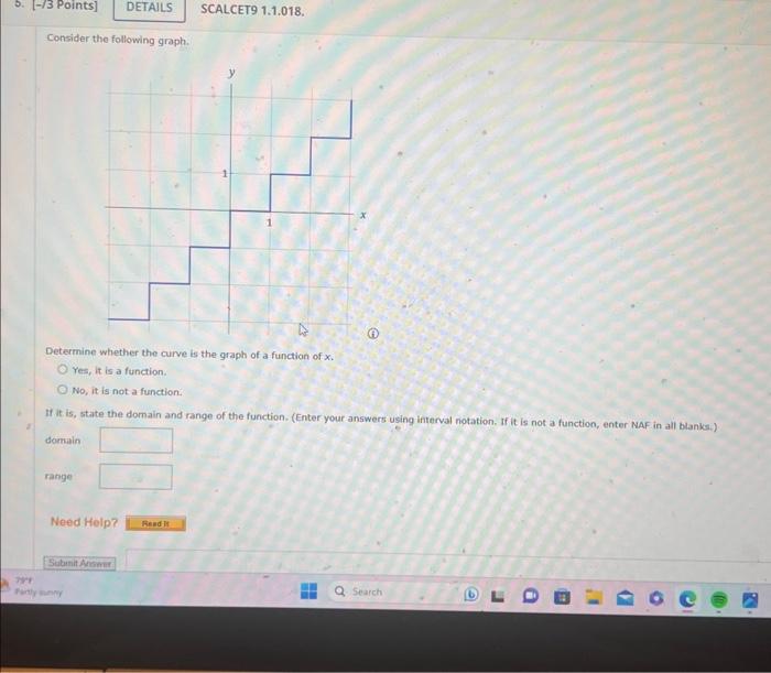 Solved Consider the following graph. Determine whether the | Chegg.com