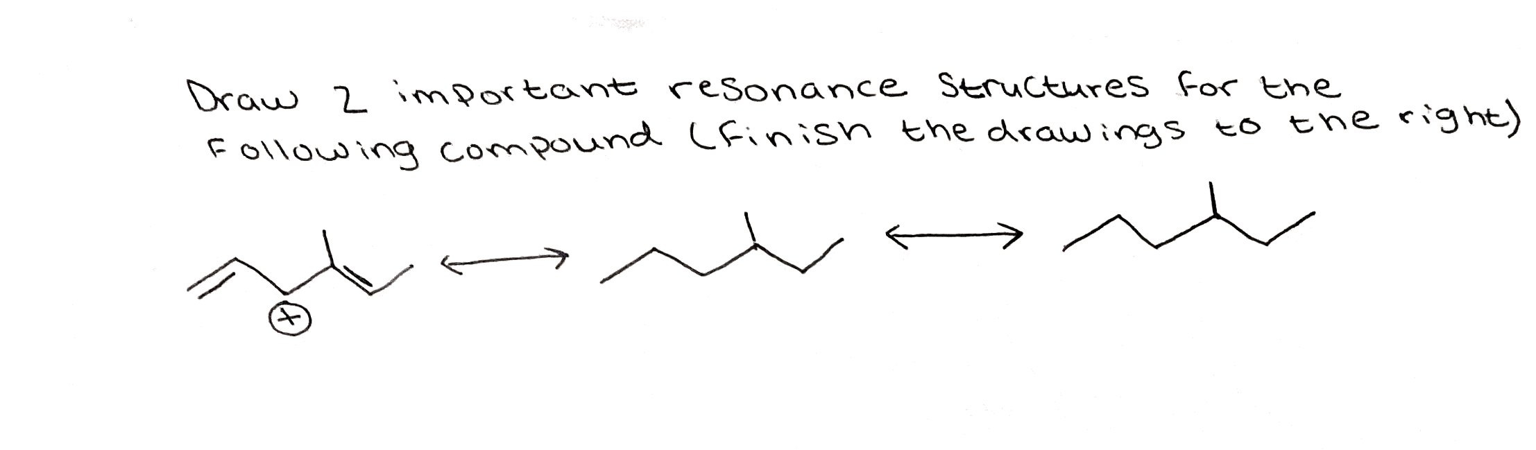 Solved Draw 2 ﻿important resonance structures for the | Chegg.com